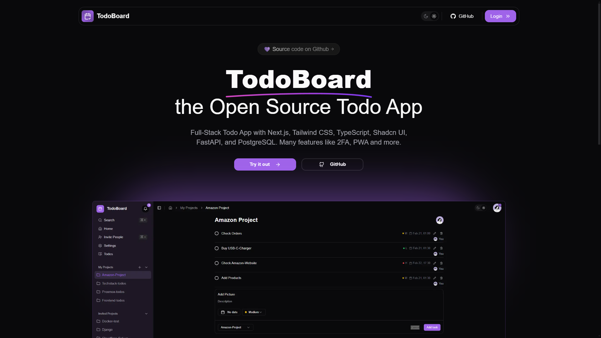TodoBoard - The Open Source Todo App